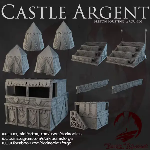 Dark realms - Dark Realms - Castle Argent - Terrain de joute | arakis ...