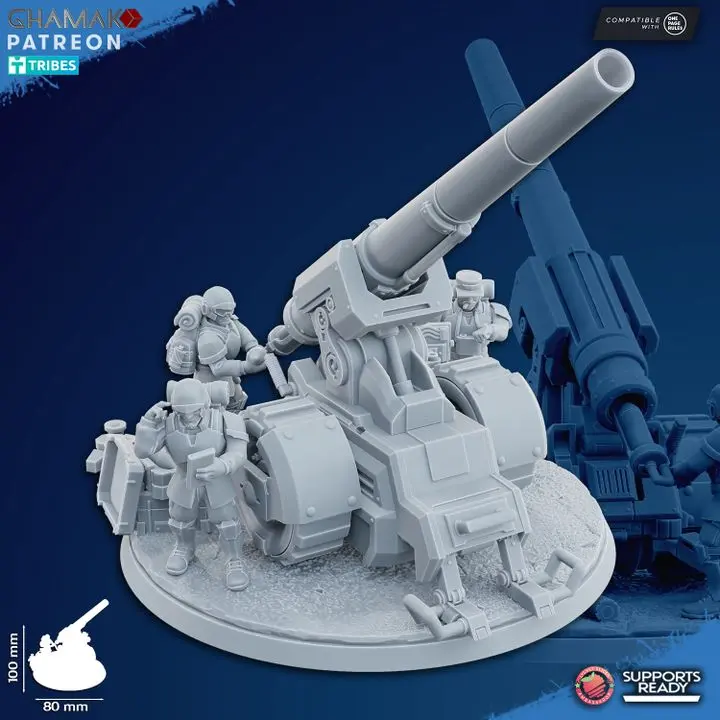 Ghamak - Freedom Guard Artillery cannon | arakis-miniatures