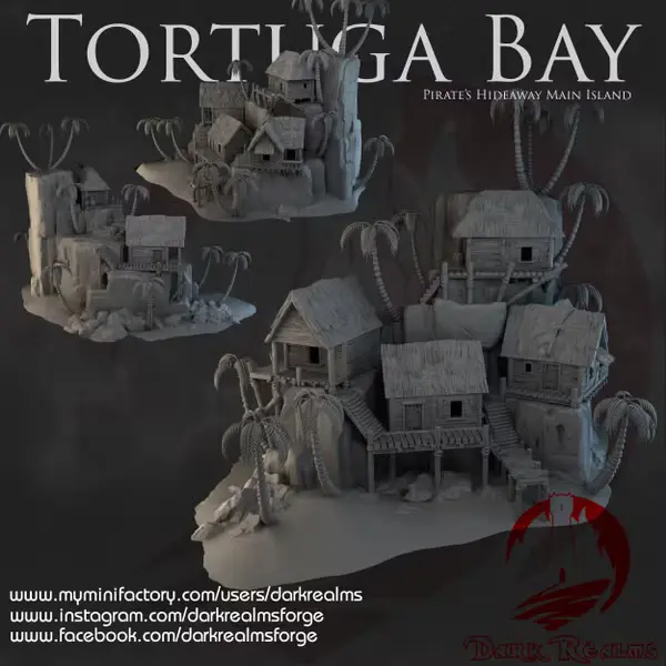 Dark realms - Dark Realms - Tortuga - Ile Principale 1 | arakis-miniatures