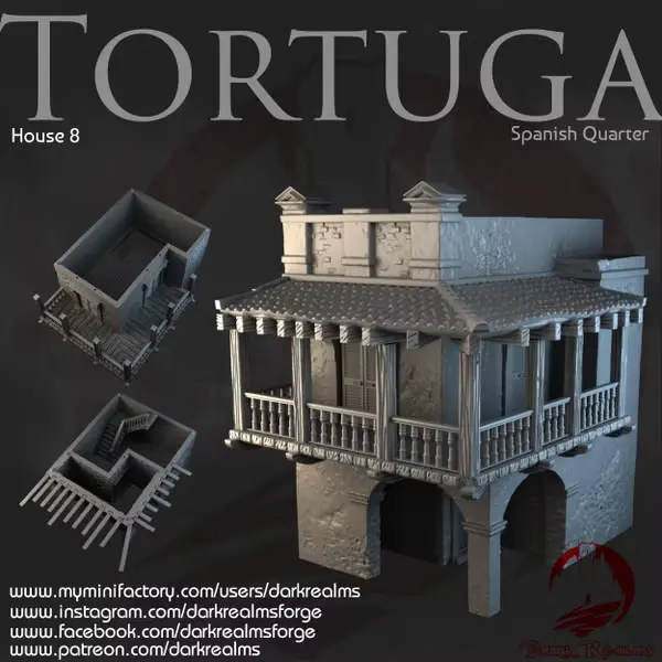 Dark realms - Dark Realms - Tortuga - Maison 8 | arakis-miniatures