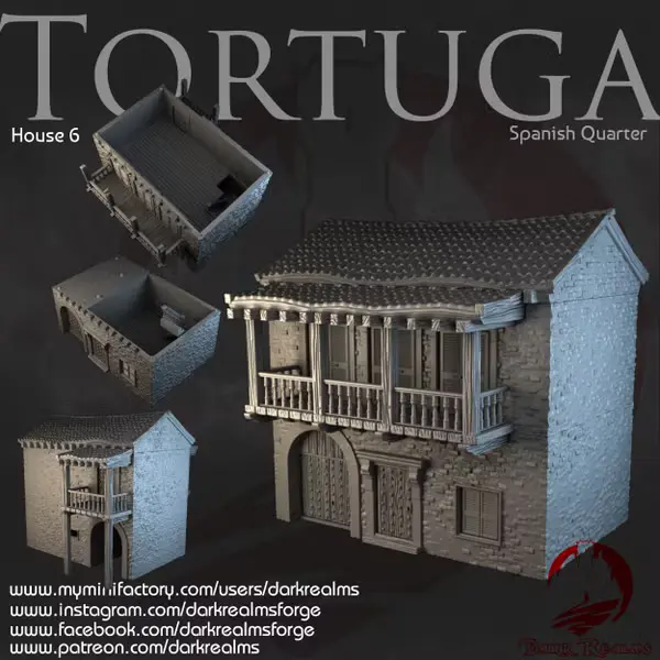 Dark realms - Dark Realms - Tortuga - Maison 6 | arakis-miniatures