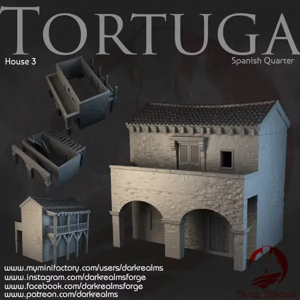 Dark realms - Dark Realms - Tortuga - Maison 3 | arakis-miniatures